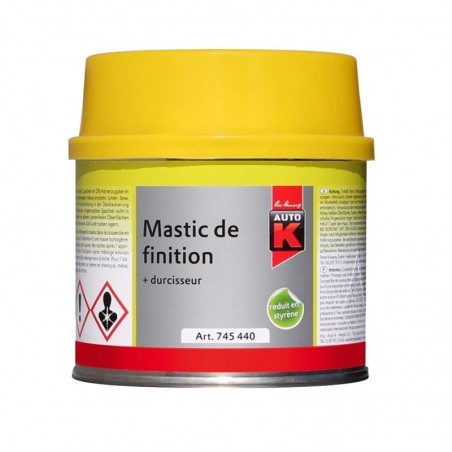 Mastic polyester universel AUTO-K pour la finition et le lissage 250 g