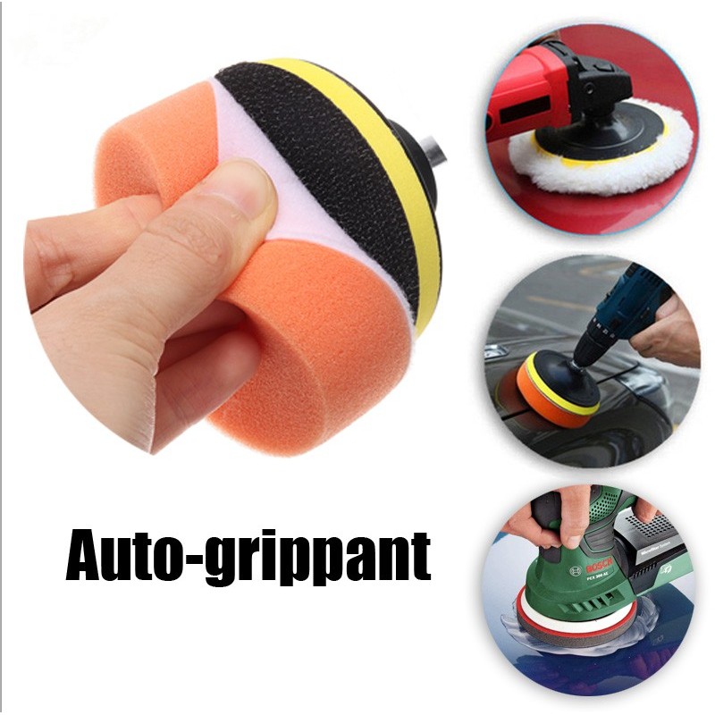 5 Disques de polissage alvéolés diamètre 125 mm ou 150 mm