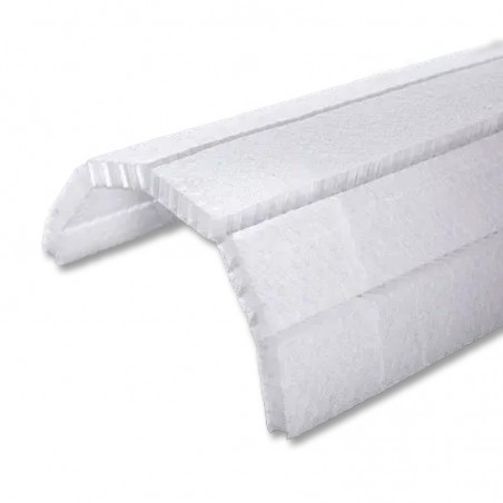 Plaque de nid d'abeilles extrudée en polypropylène.