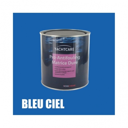 Peinture antifouling matrice dure bleu ciel YACHTCARE bateau 750 ml