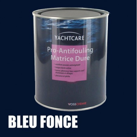 Peinture antifouling matrice dure bleu foncé YACHTCARE bateau 2,5 l